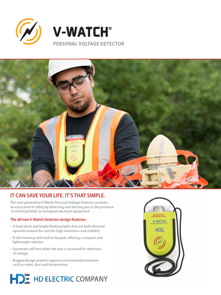 V-Watch Next Gen Personal Voltage Detector Lit (1) | PDF | Voltage ...