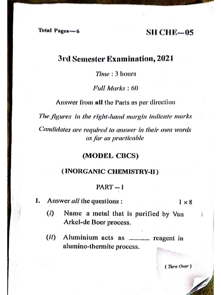 Core 5 Question Paper 2021 | PDF