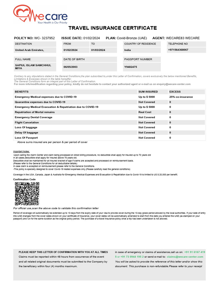 O1JJVQ | PDF | Deductible | Insurance