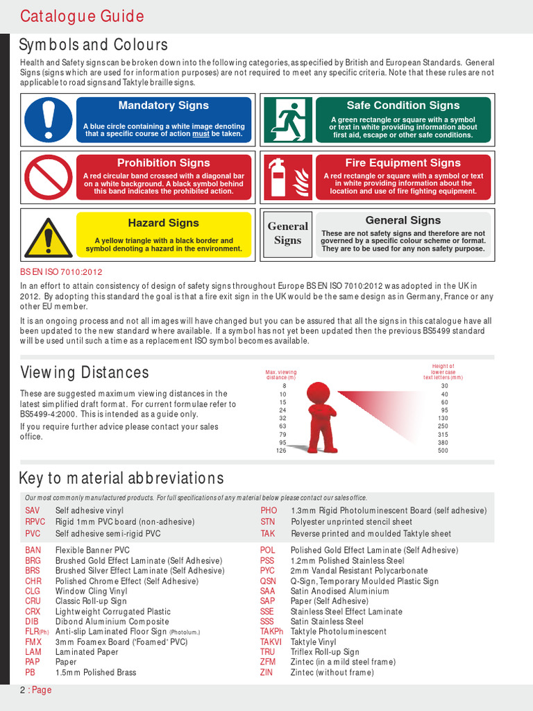 Safety Signage Catalogue Guide | PDF