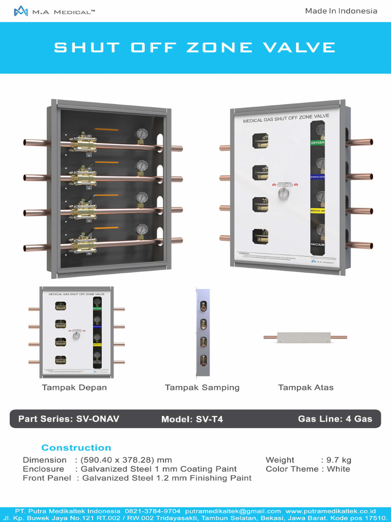 Brosur SoV MA Wide 4 Gases | PDF