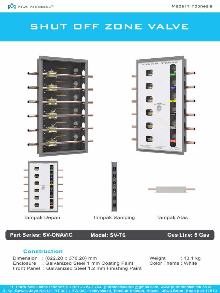Brosur SoV MA Wide 6 Gases | PDF