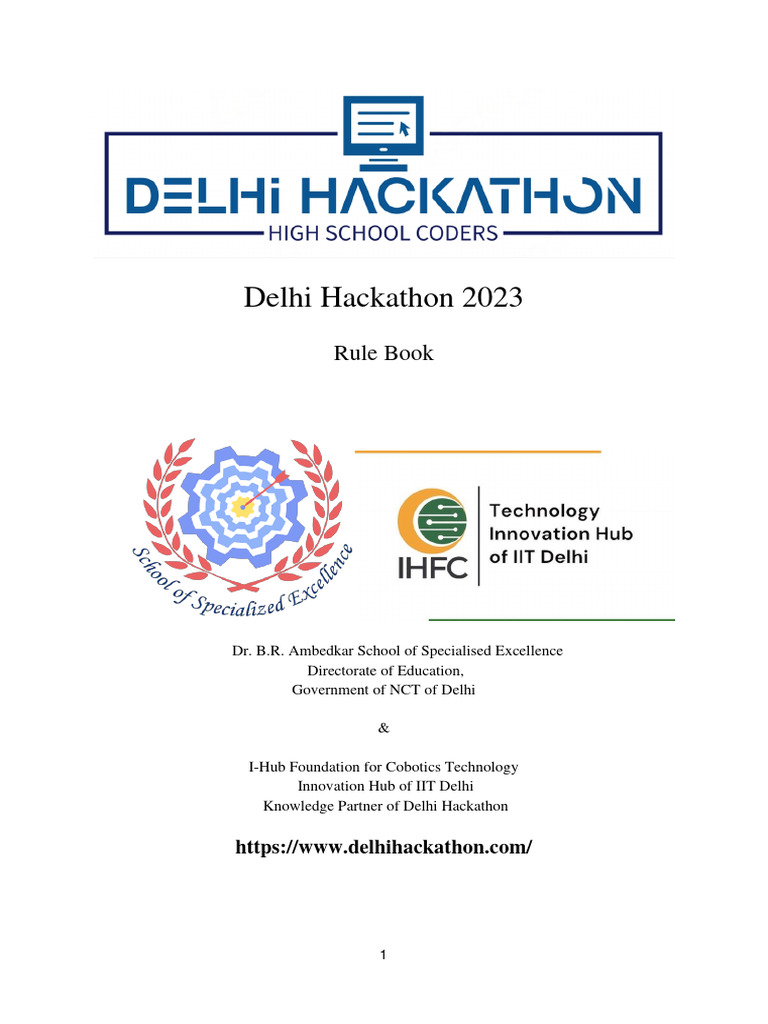 Hackathon Rule Book Ver 1-0 | PDF | Computer Programming | Java Script