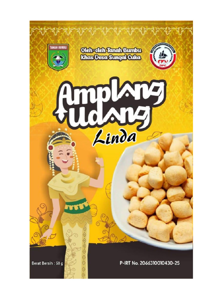 01.08.2023.label Merek Ampalang Udang Linda | PDF