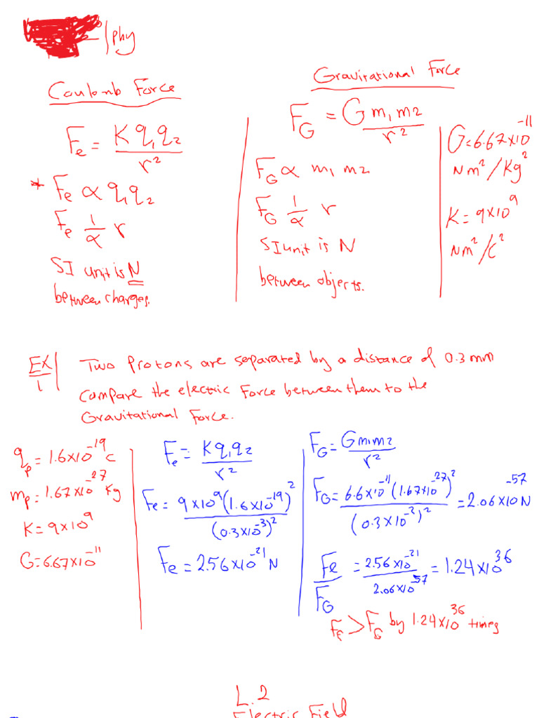 Electric Field Pp Solved Pdf