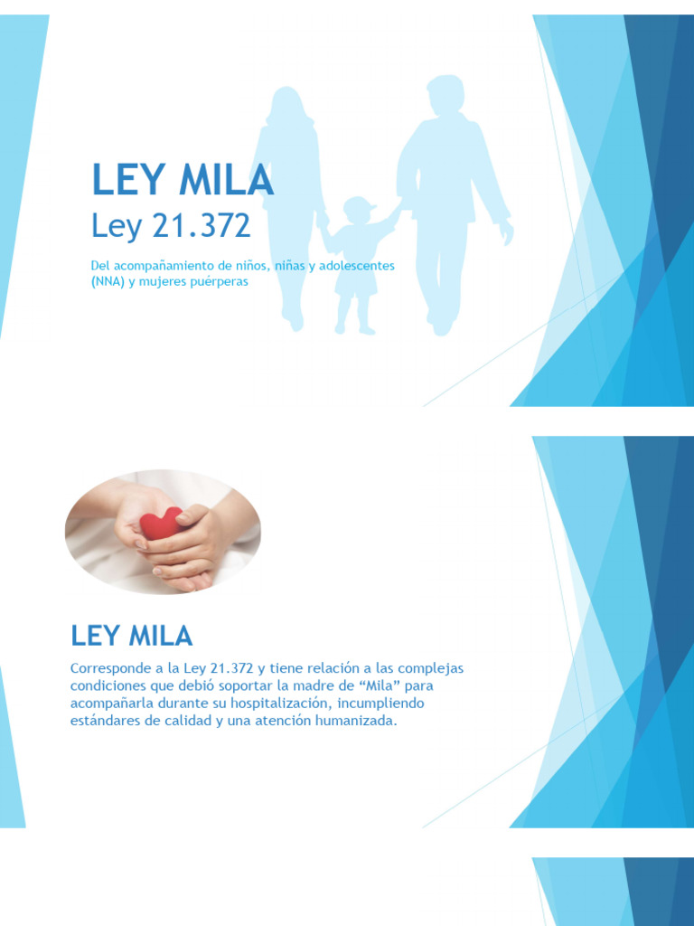 LEY MILA (Ley 21.372) | PDF | Parto | Hospital