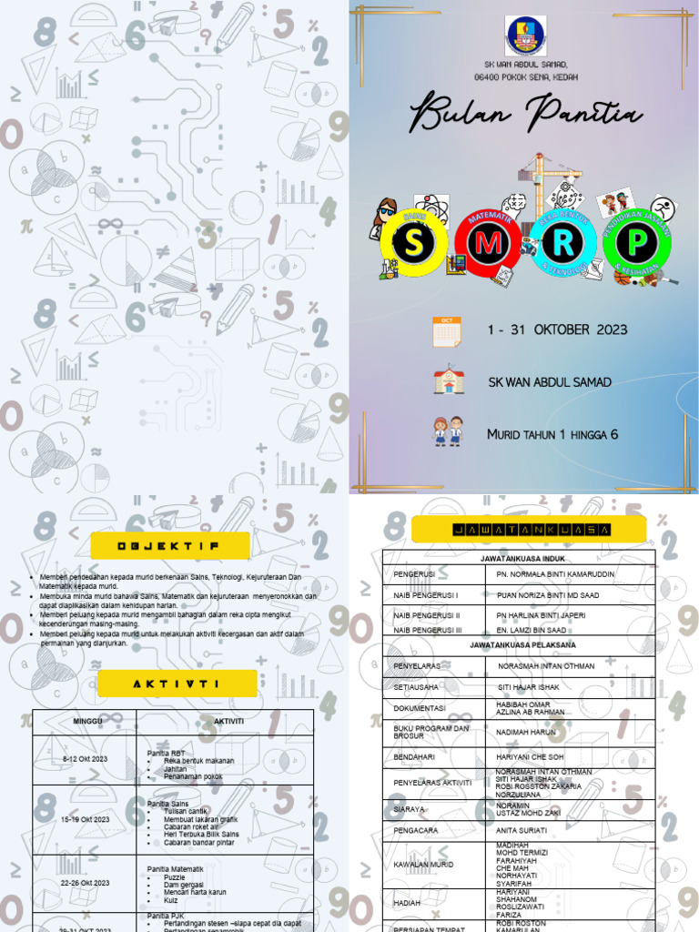 Buku Program Bulan Panitia Stem | PDF