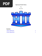 Hera's AOE2 Build Orders Guide | PDF | Archery | Castle
