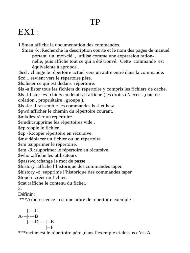 TP2 Linux grp3 | PDF | Teaching Methods & Materials