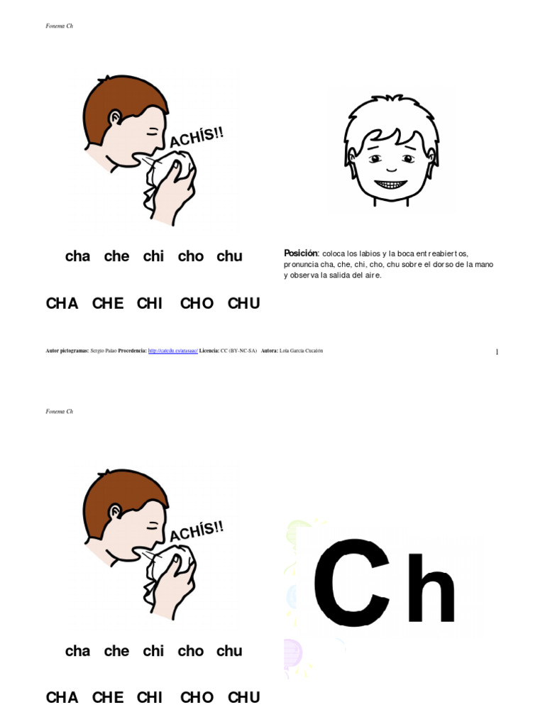 Presentacion Fonema CH | PDF