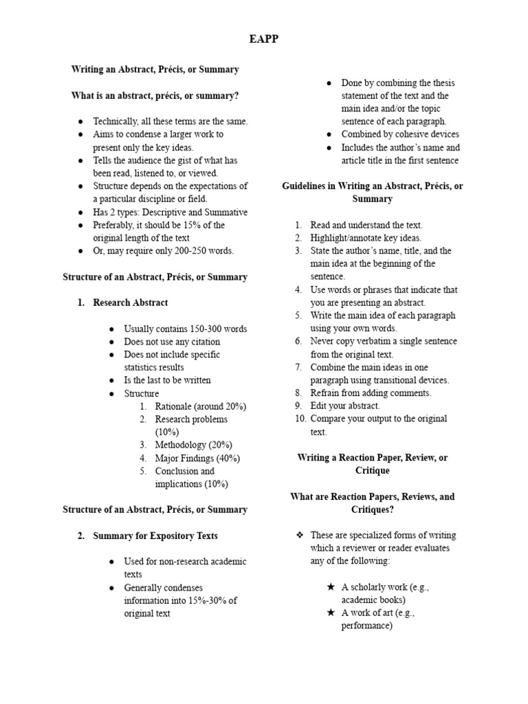 EAPP | PDF | Abstract (Summary) | Methodology