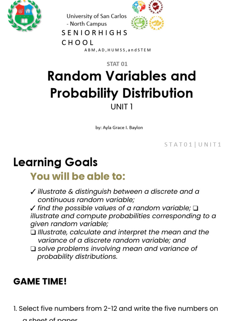 Discrete PROBABILITY DISTRIBUTION (v.2024) | Download Free PDF | Probability Distribution ...