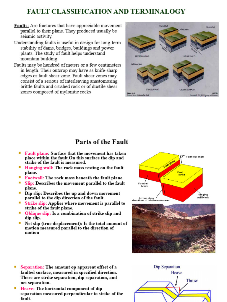 Faults | PDF | Fault (Geology) | Geology