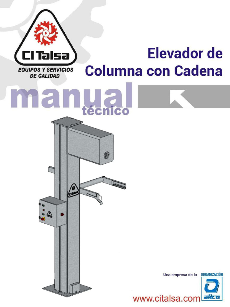 Manual Elevador de Cadena 2.6 (02 - 01 - 2023) | PDF | Engranaje | Corriente eléctrica