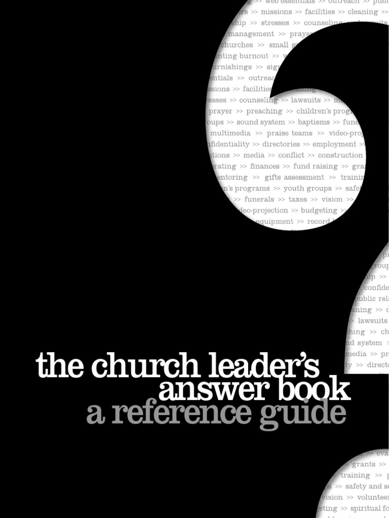 The Church Leader's Answer Book: A Reference Guide | PDF | Sermon ...