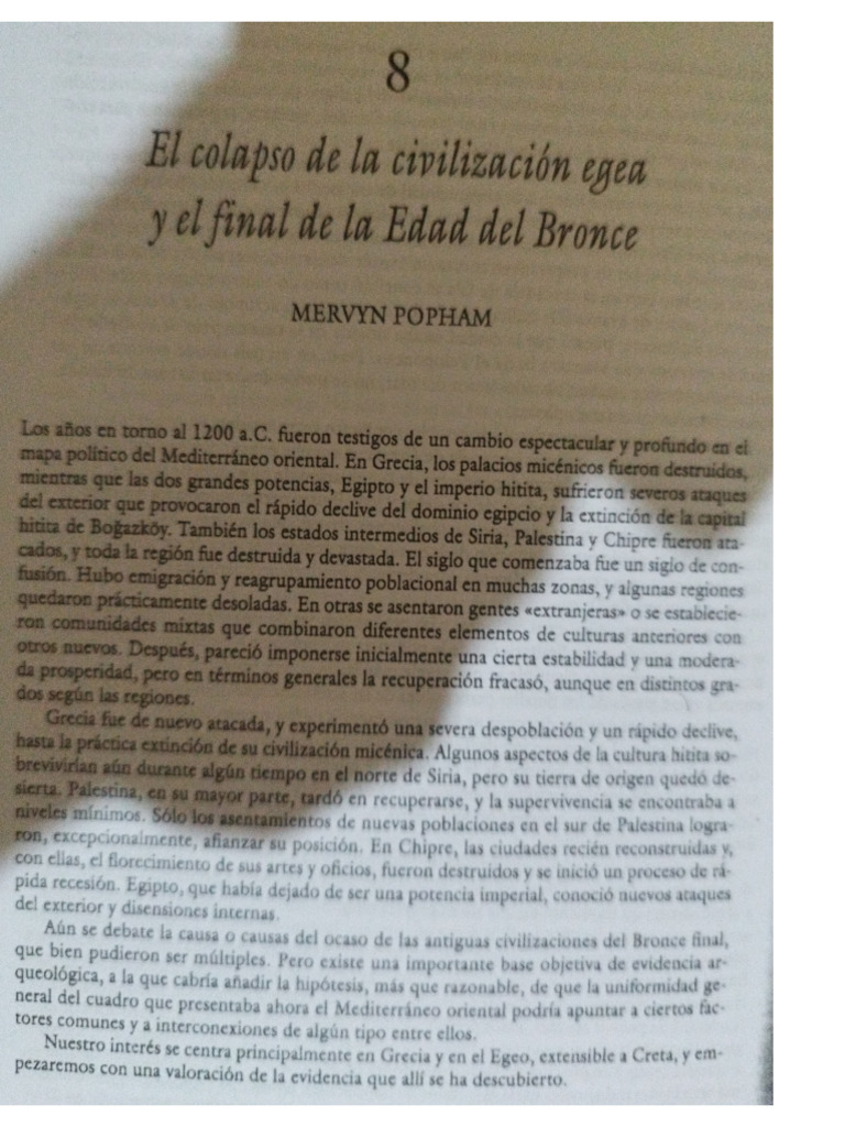 Cunliffe. Capítulo 8. Prehistoria de Europa. Oxford | PDF