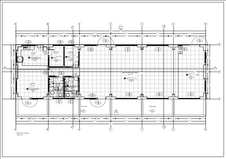 13.-Plano - A113 - Bloque 6 - Primer y Segundo Piso-A4 BLOQUE 6 | PDF