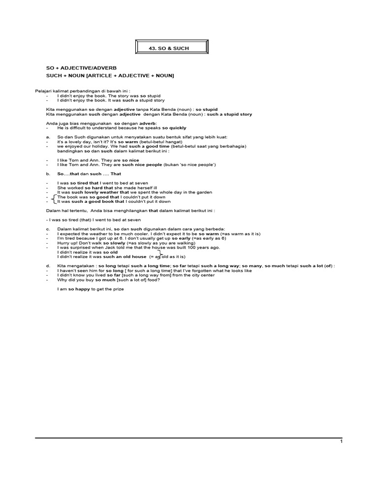 So & Such | PDF | Linguistics | Linguistic Morphology