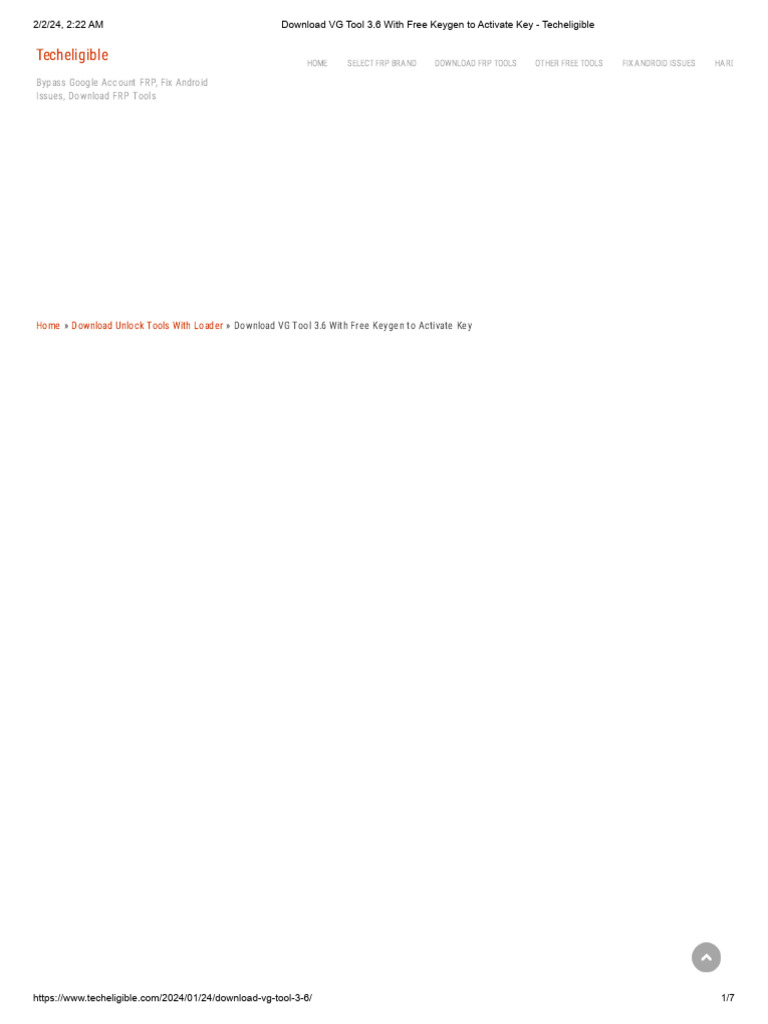 VG Tool 3.6 With Free Keygen To Activate Key - Techeligible | PDF ...