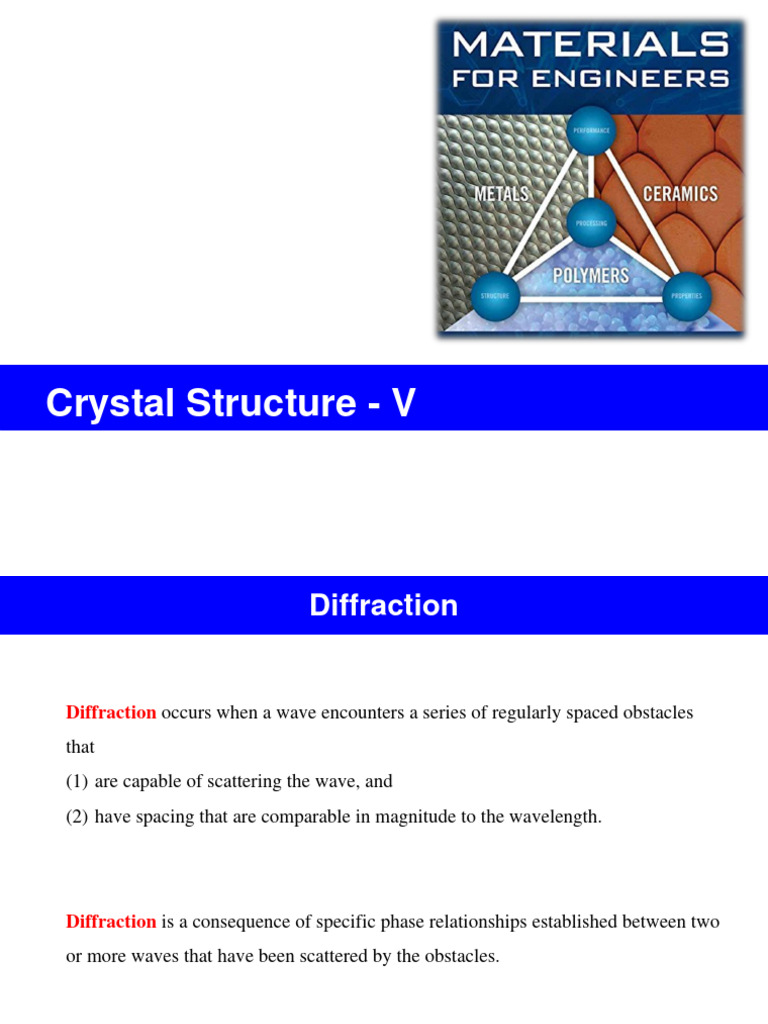 Lecture - 7 Imperfections - in - Solids - I | PDF | Diffraction | X Ray ... Lecture - 7 Imperfections - in - Solids - I | PDF | Diffraction | X Ray ...