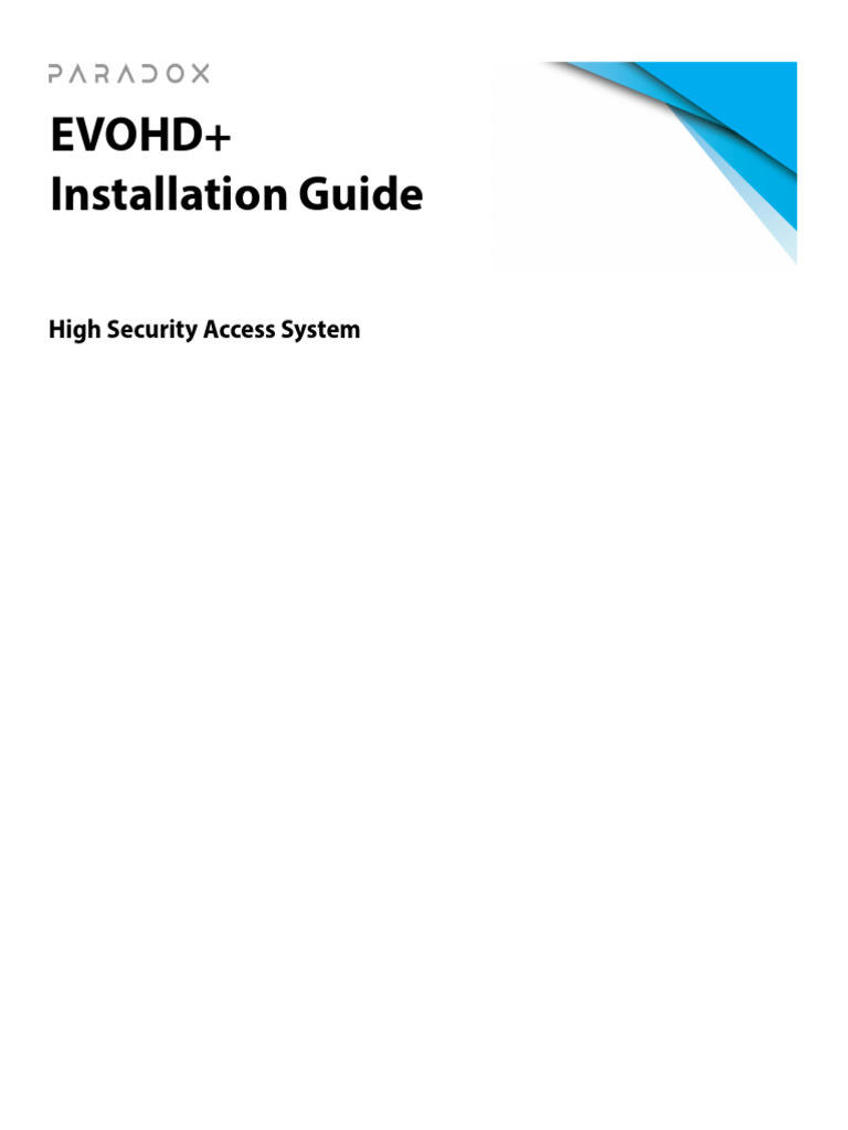 EVOHD+ Installation Guide | PDF | Security Alarm | Telephony