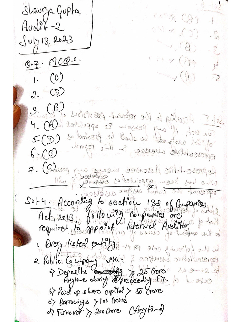 Audit - 2 - Shaurya Gupta | PDF