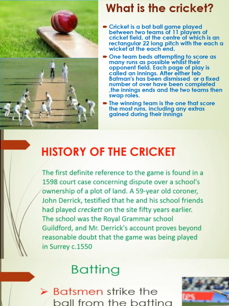 On CRICKET | PDF