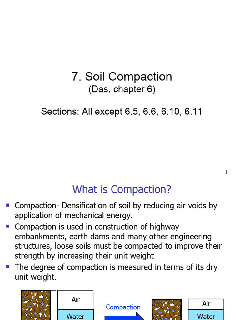 Soil Compaction Techniques and Tests | PDF