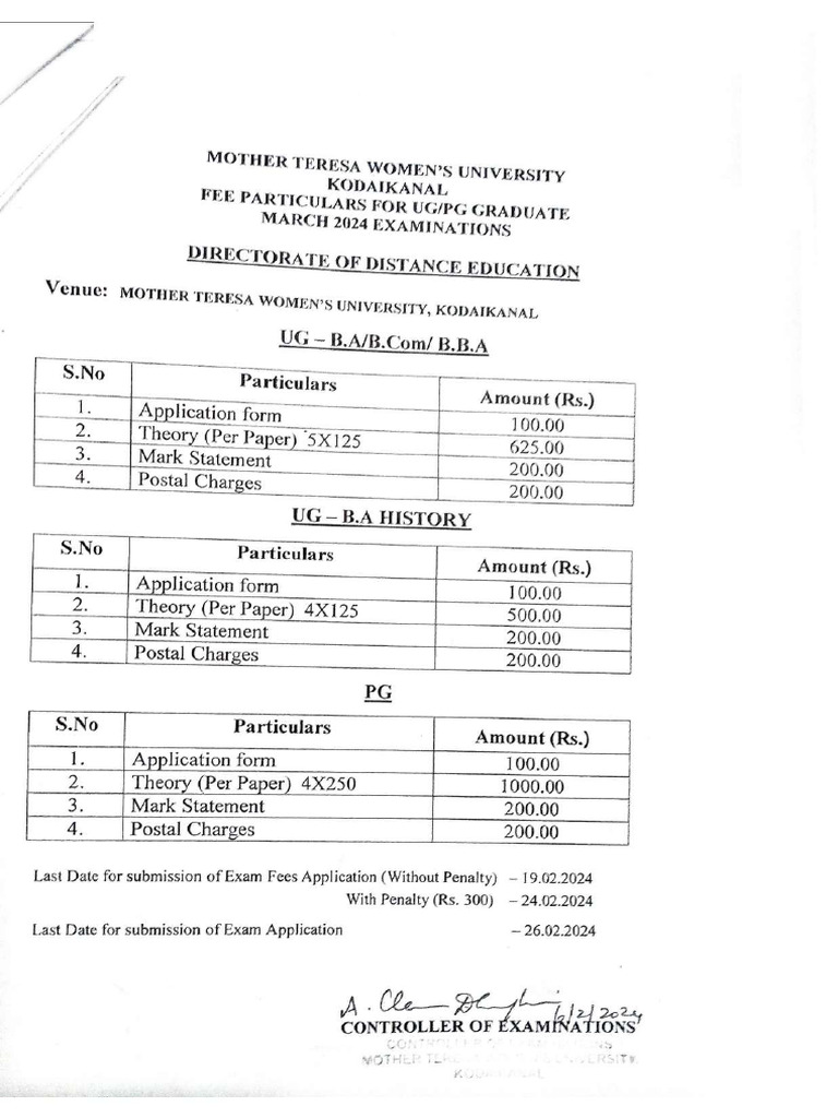Ug Time Table | PDF
