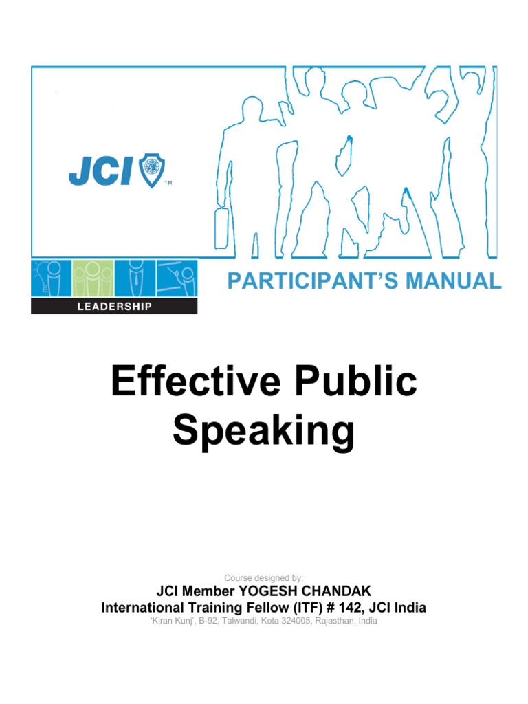 Effective Public Speaking-Manual-A4-Eng-2 | PDF