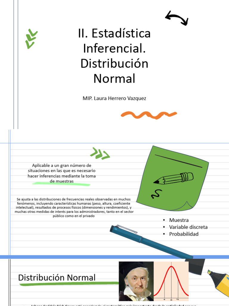 Distribuci-N Normal 2024 | PDF | Distribución normal | Estadísticas