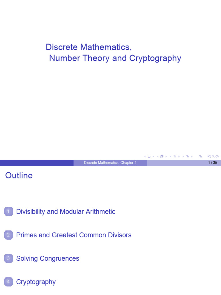 Integers&Divisions | Download Free PDF | Prime Number | Factorization