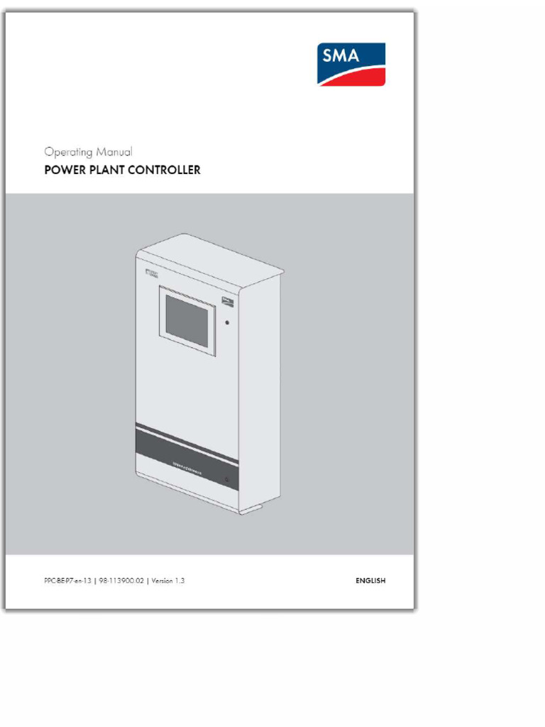 Sma Power Plant Controller | PDF