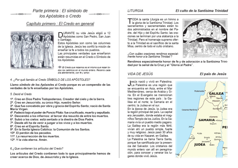 5° Fiche 2 | Descargar gratis PDF | Credo | Jesús