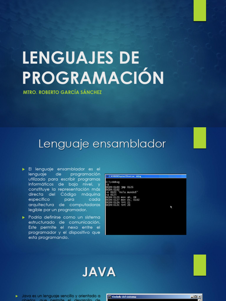 lenguajes de programacion | PDF | Lenguaje de programación | Java ...