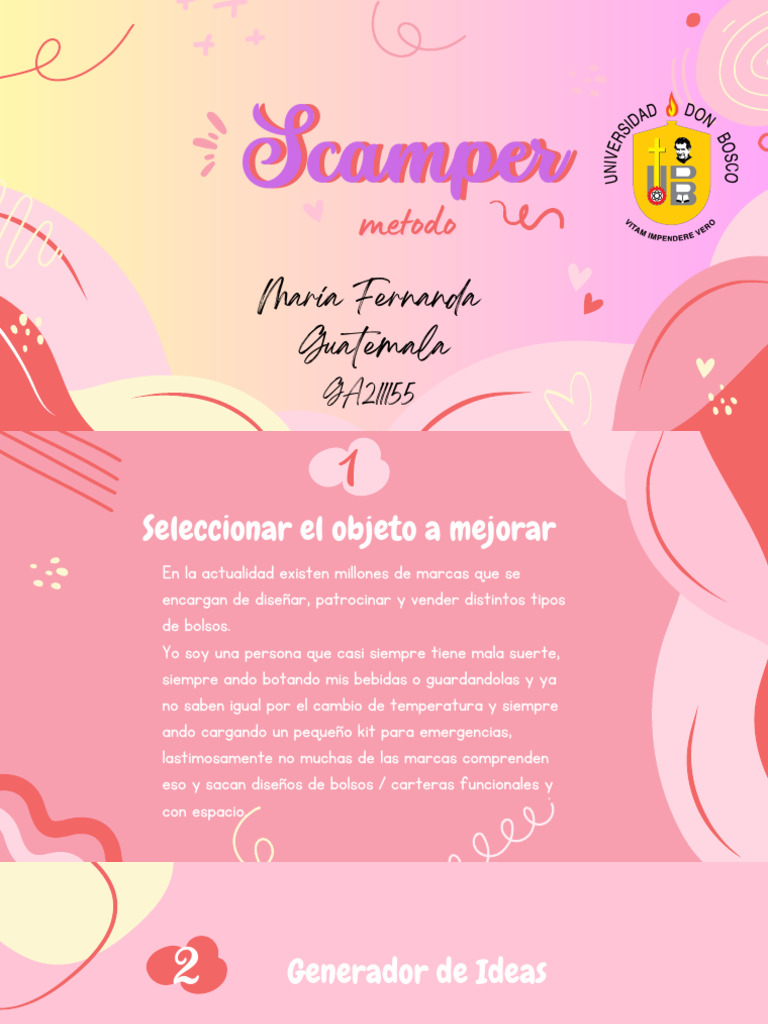 Metodo Scamper | PDF