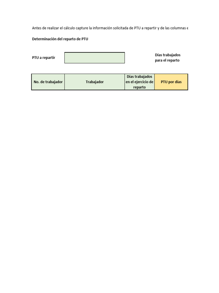 Calculadora de PTU 2023 | PDF