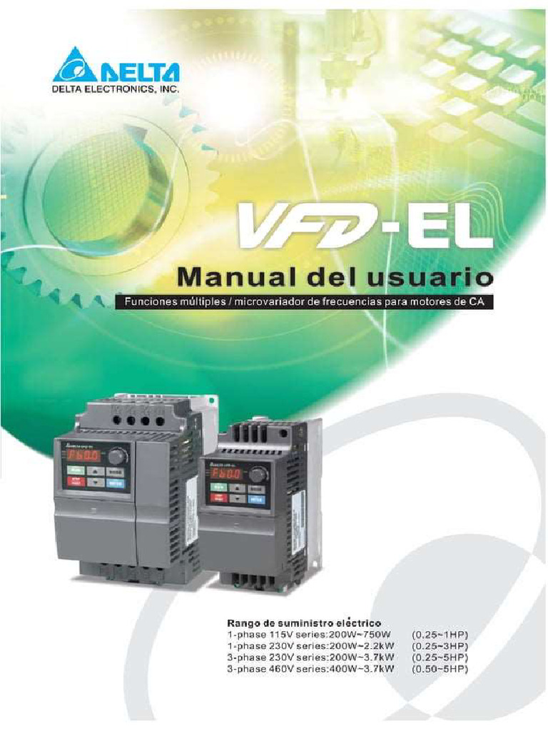 Manual VFD Delta | PDF