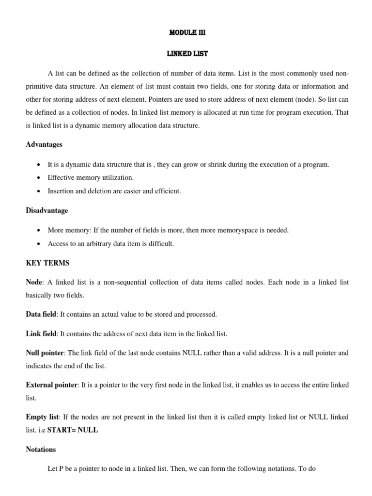 Module 3 | PDF | Pointer (Computer Programming) | Data Management
