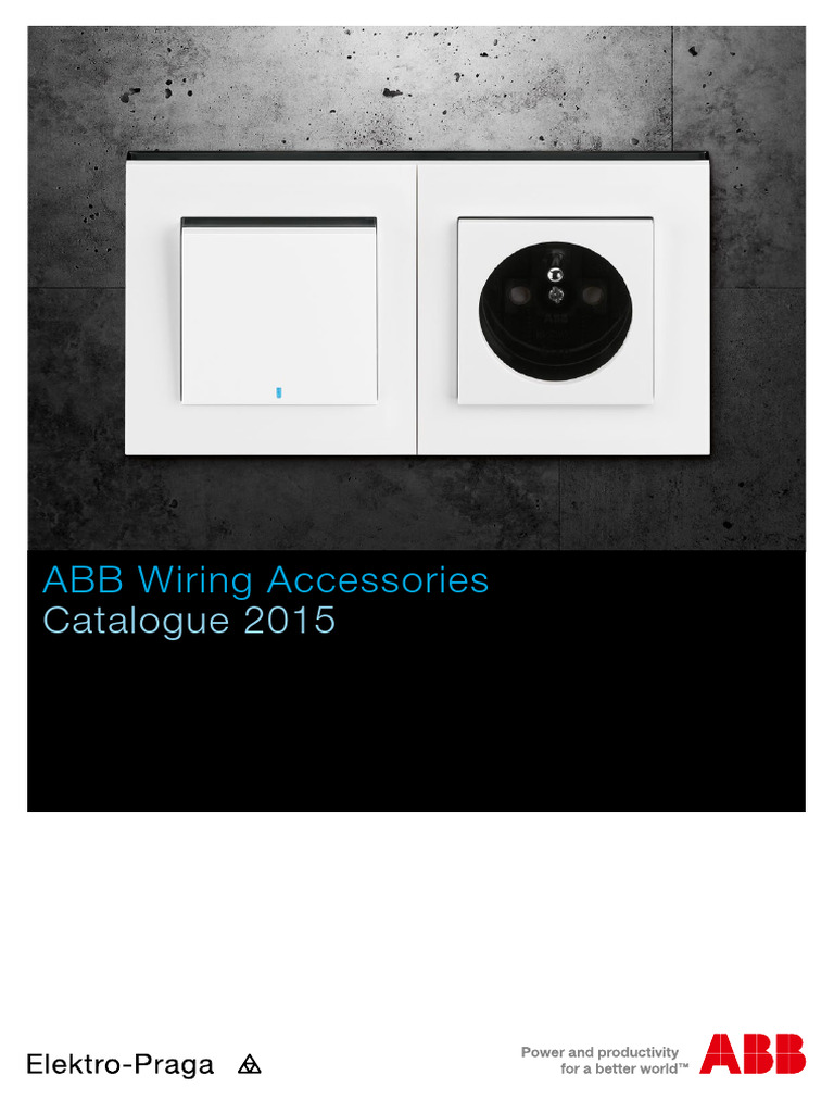 ABB Wiring Accessories: Catalogue 2015 | PDF | Switch | Compact ...
