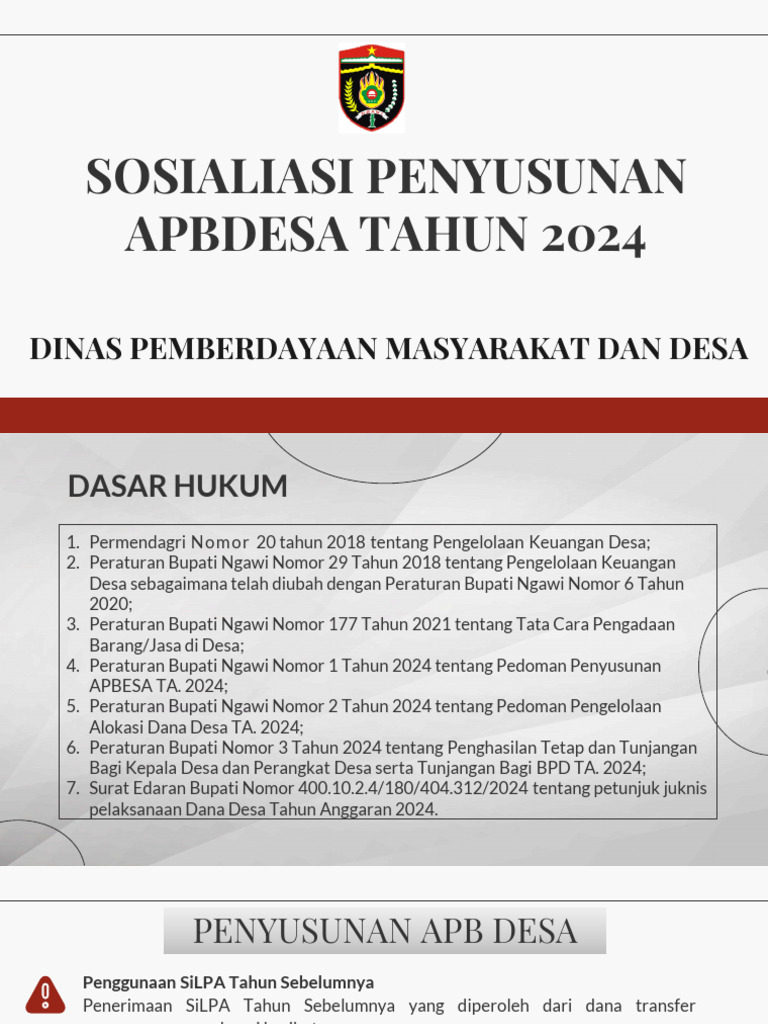Materi Apbdesa 2204 | PDF