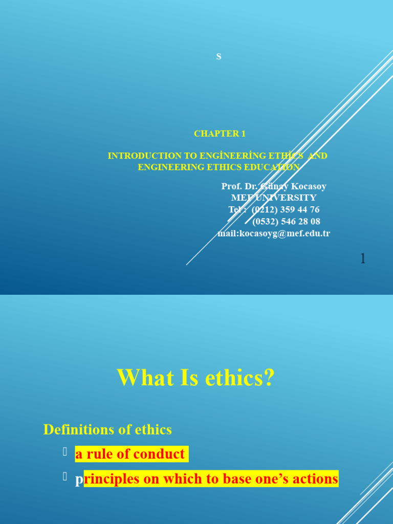 +introduction To Eng'g Ethics and Eng'g Ethics Education | PDF ...