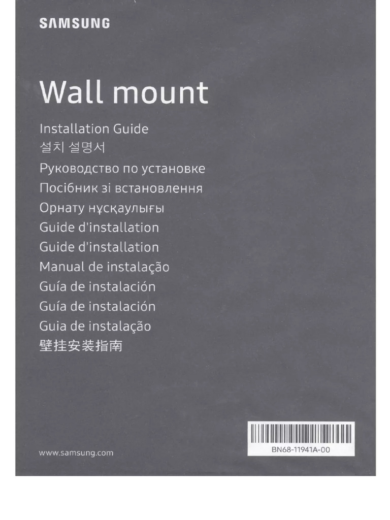 User Manual Samsung WMN-A50EB (English - 20 Pages) | PDF