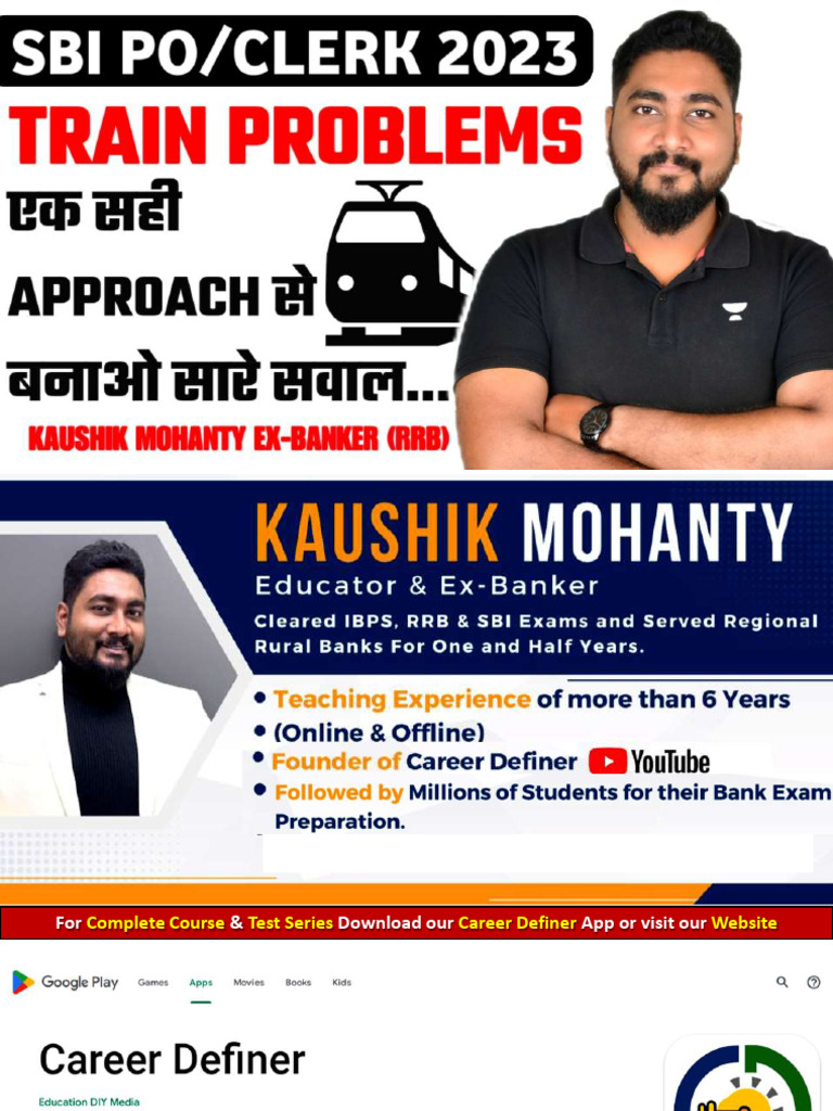 Problems on Trains Complete Chapter_fdb4ef1b 918e 4daf 9a77 398dd8c15d68 | PDF | Speed ...