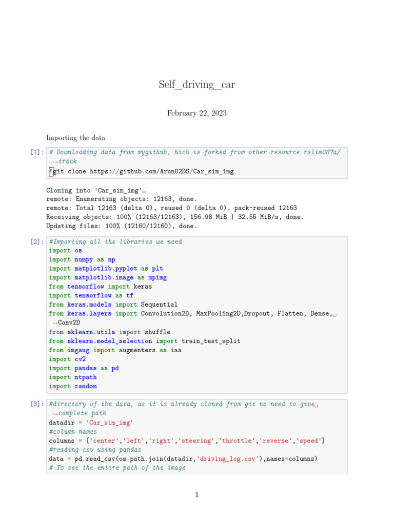 Self Driving Car Project | PDF | Computing | Software