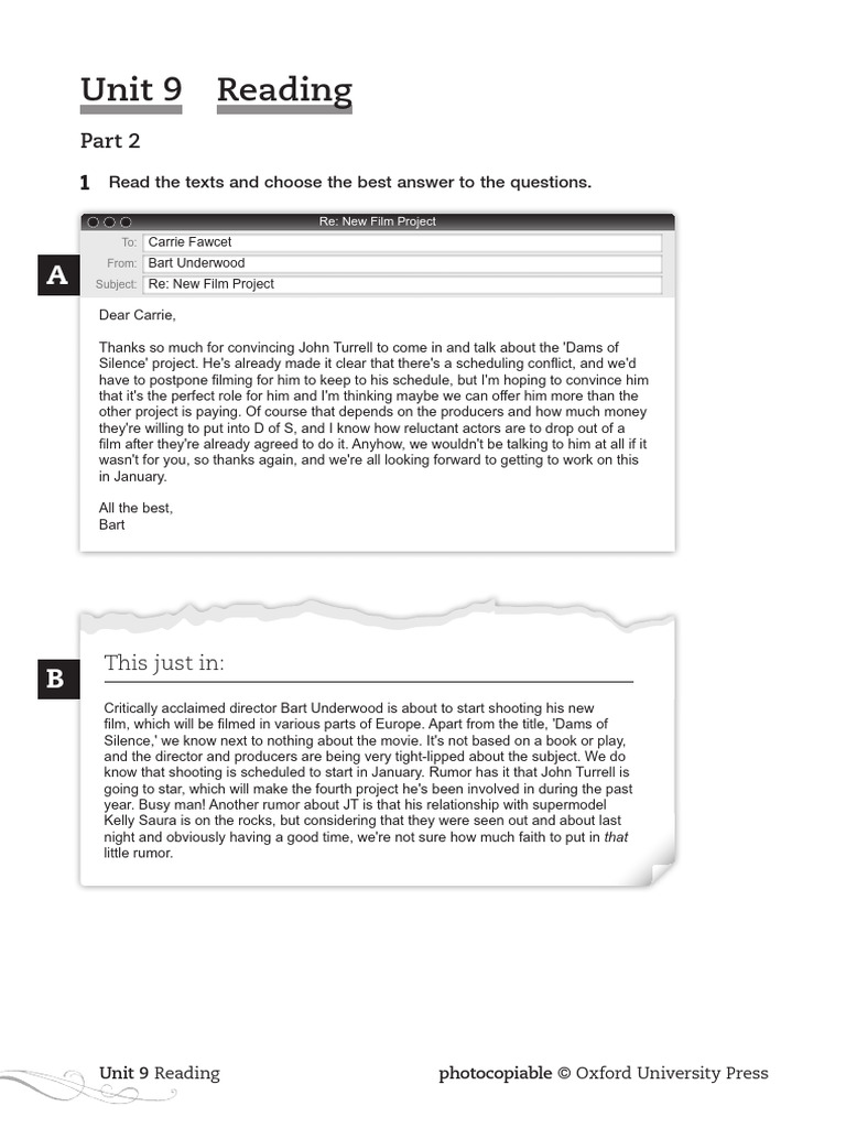 Reading Practice 1 | PDF