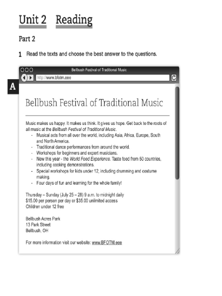 Reading Practice 2 | PDF
