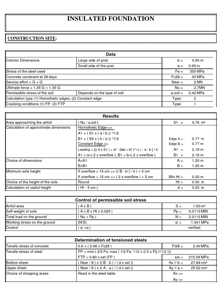 Isolated Concrete Calculation Notes | PDF | Mechanical Engineering ... Isolated Concrete Calculation Notes | PDF | Mechanical Engineering ...