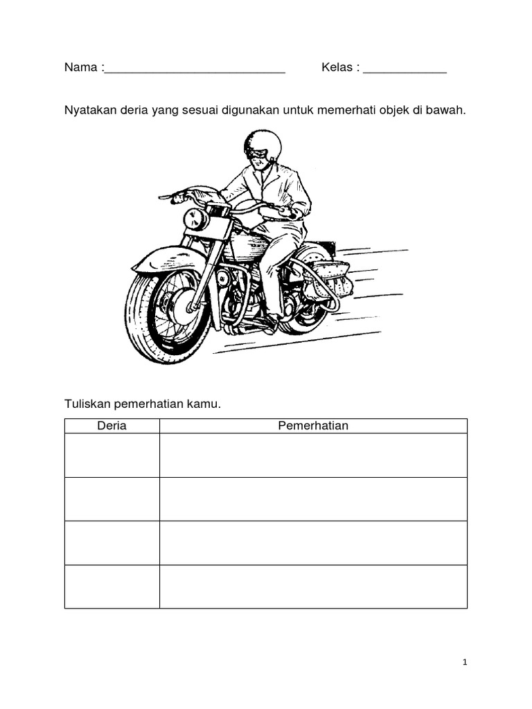 Sains 1 Latihan BBM | PDF
