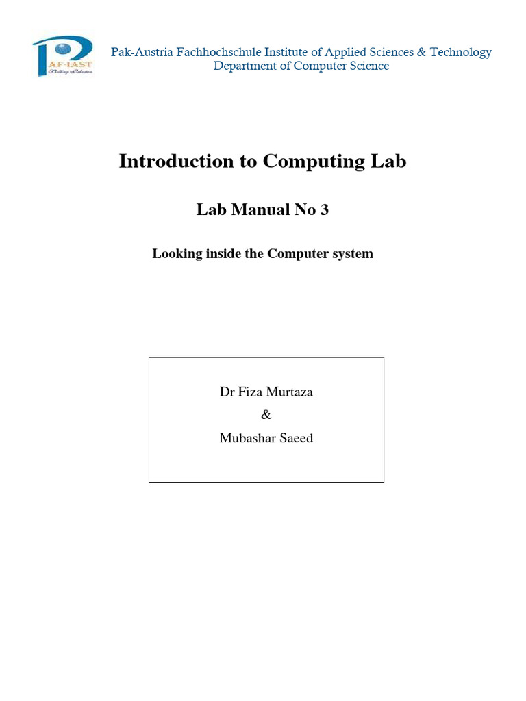 lab 2 | PDF | Random Access Memory | Bios